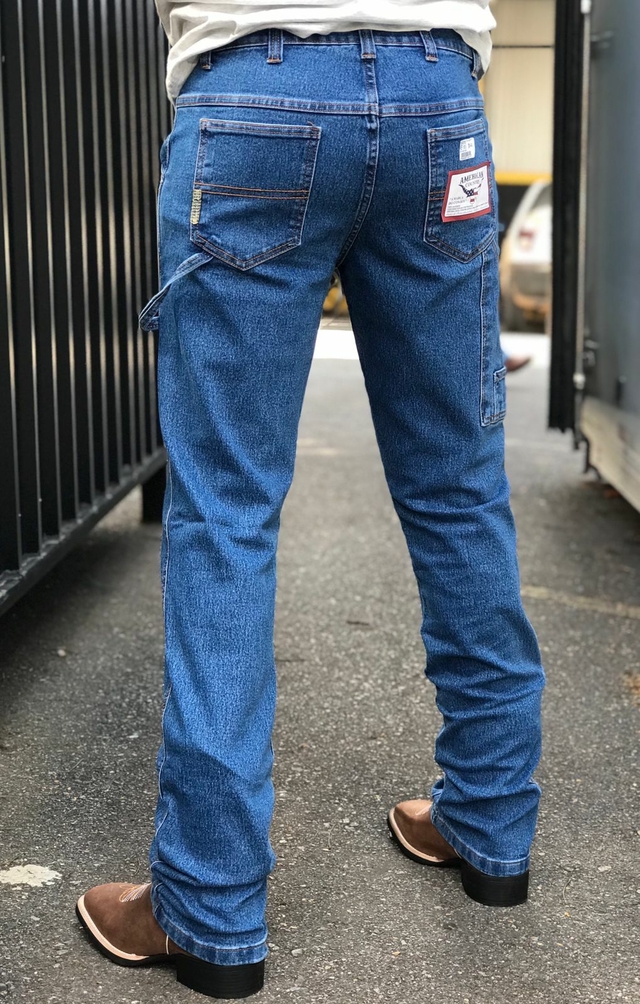 CALÇA AMERICAN COUNTRY CARPINTEIRA C/ LYCRA STONE - 815