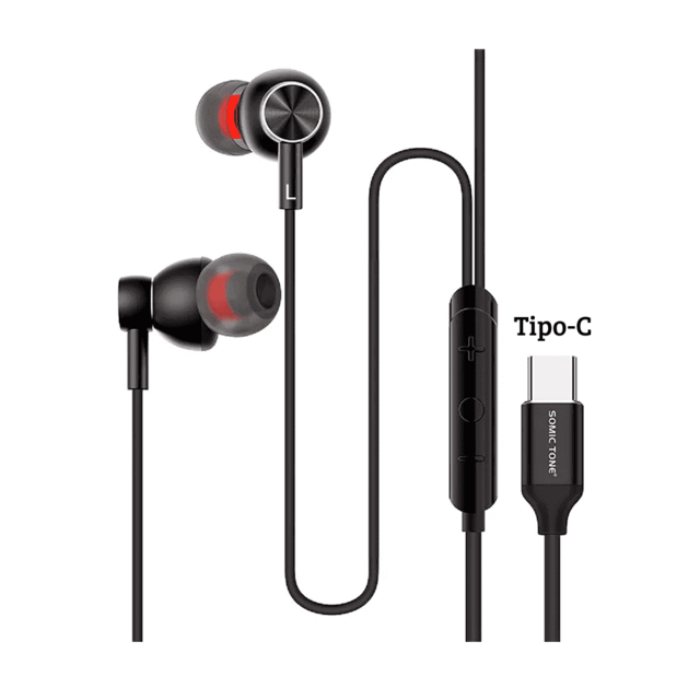 Fone de Ouvido Tipo C Grave Alto C2 Somic Tone