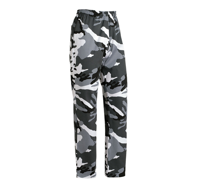 Pantalón De Cocina Army Grey - Chef Calavera