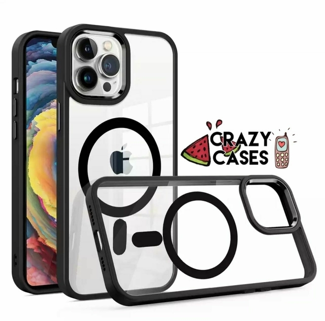 MagSafe- Metal Black ip12/12pro - Crazy Cases