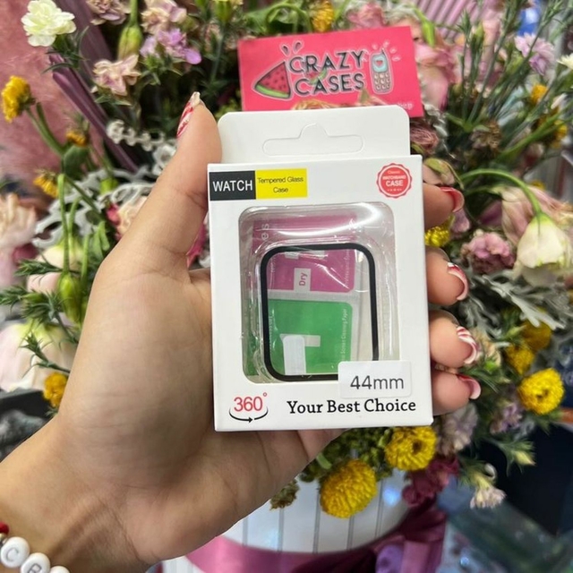 Case transparente vidrio templado 44mm - Crazy Cases