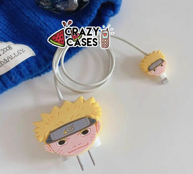 Naruto protector cable y cubo - Comprar en Crazy Cases