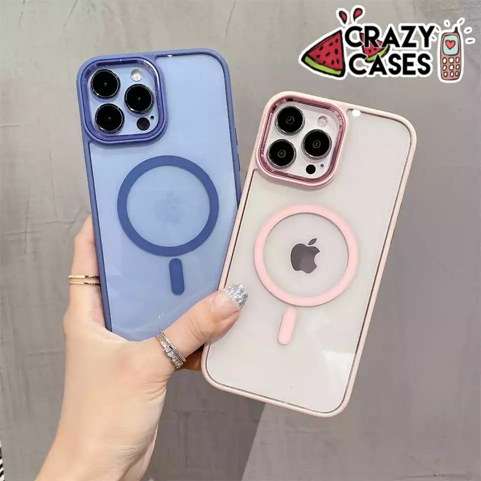 MagSafe- Metal pink ip 12 pro max - Crazy Cases