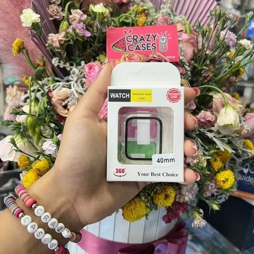 Case transparente vidrio templado 38mm - Crazy Cases