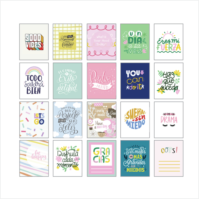 RECORTABLES TARJETAS FRASES - Comprar en Scrapgina