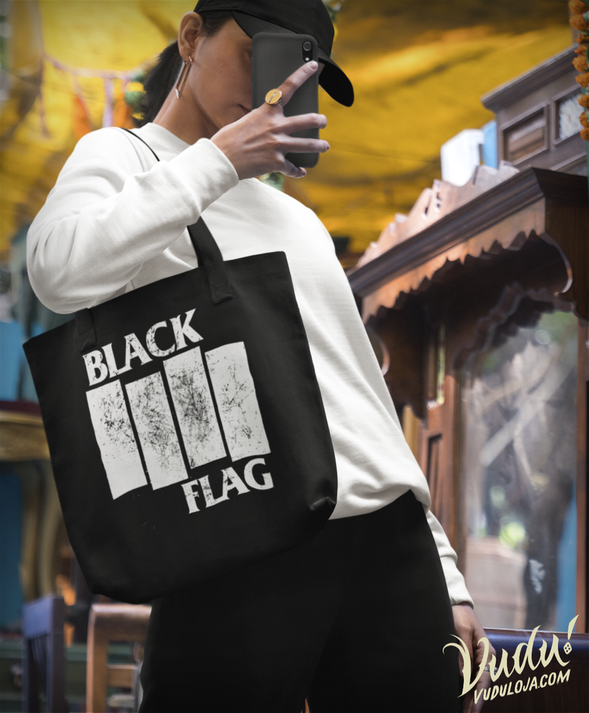 Ecobag Black Flag - Comprar em Vudu!⚡Loja Alternativa