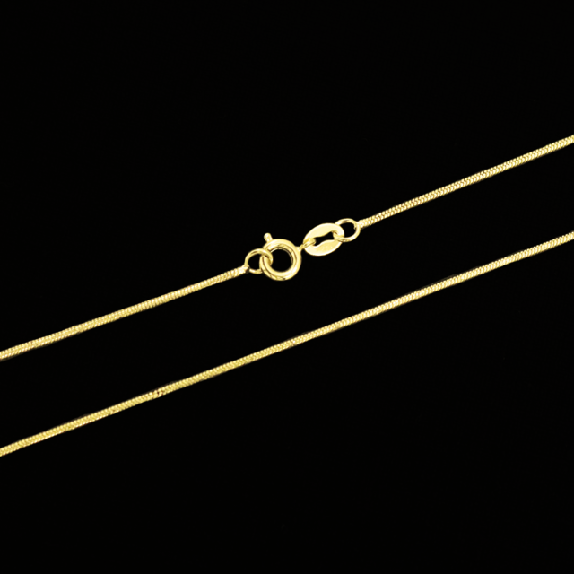 CORRENTE FIO DE OURO - 1MM - FECHO TRADICIONAL