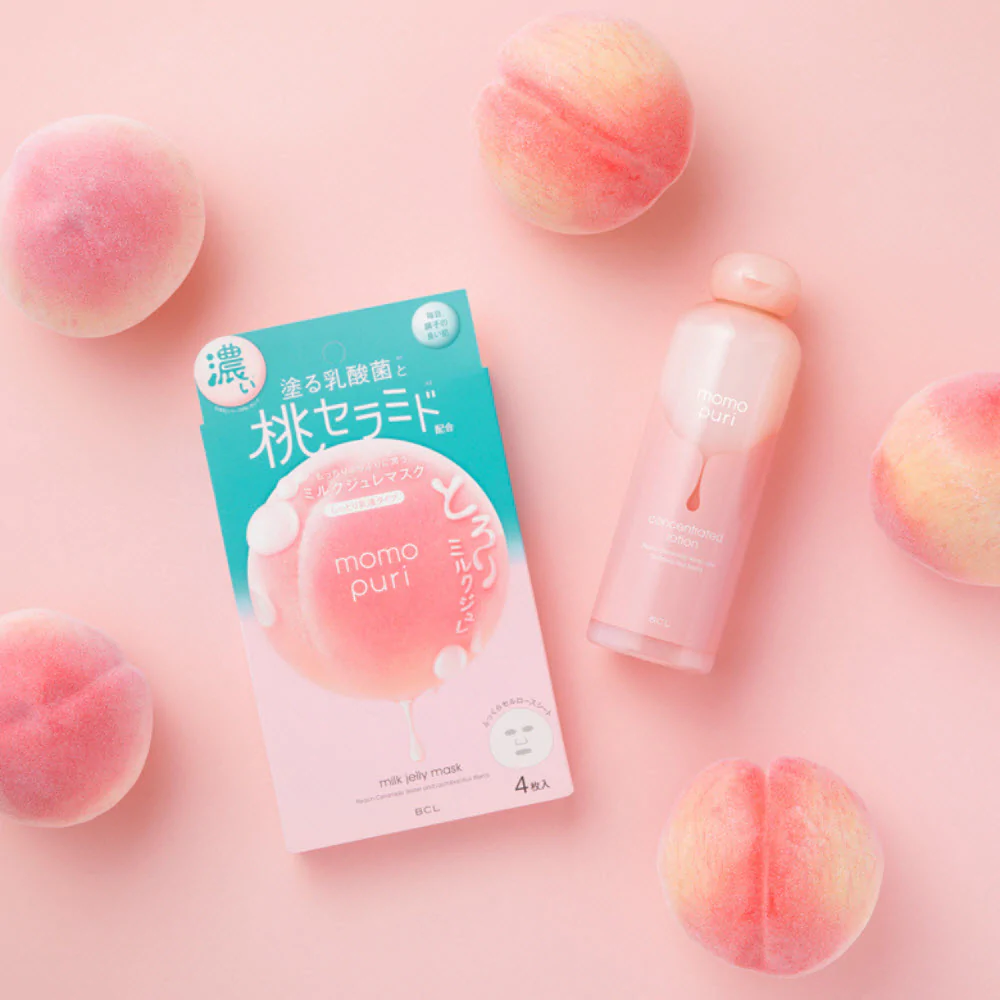 Momo Puri Peach Milk Jelly Mask