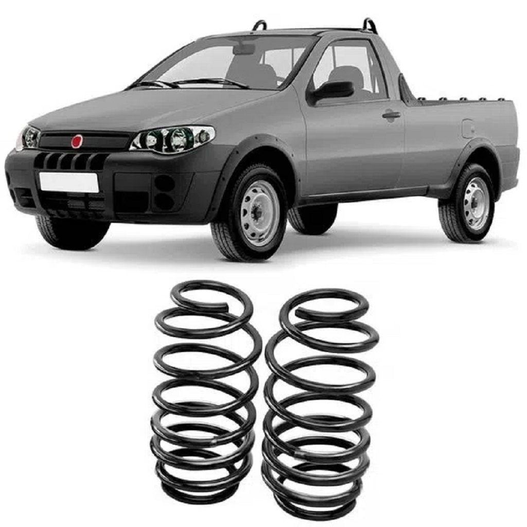 Par de Molas Dianteiro Fiat Strada Fire 2002 a 2021 Aliperti AL306