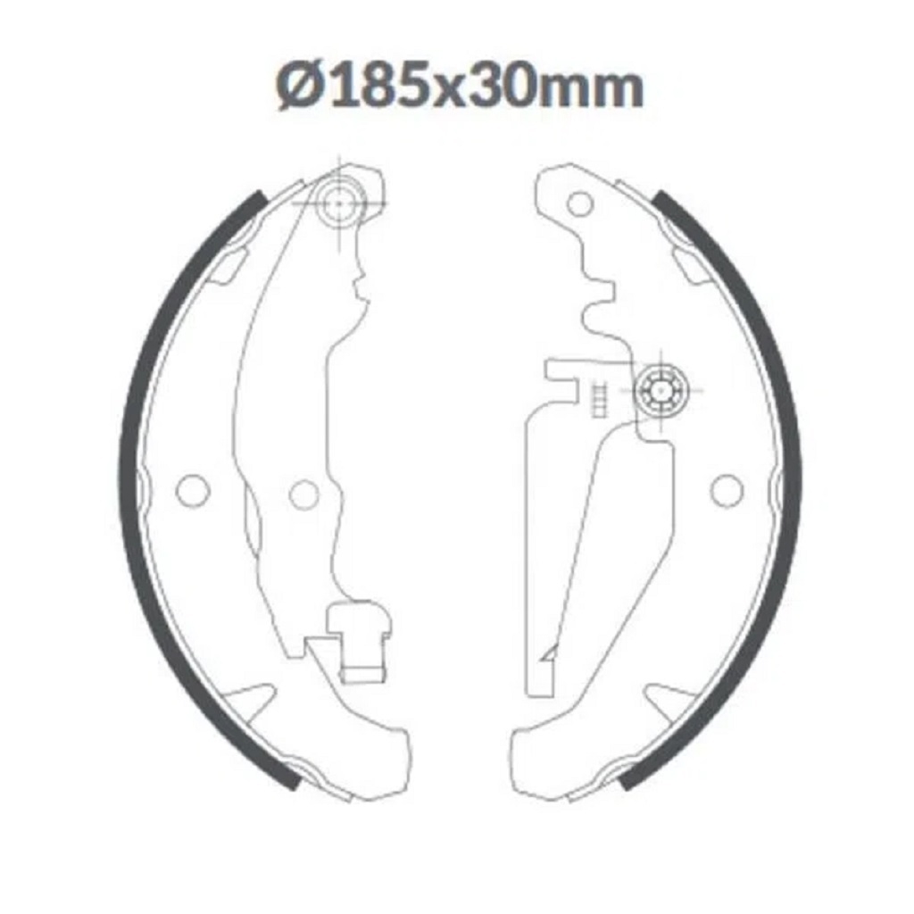 Sapata de Freio Traseiro Fiat Mobi/Palio/Uno Cobreq 0504/CPA