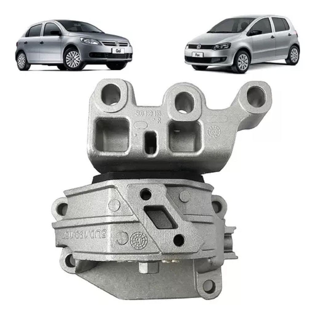 Coxim do Motor Lado Direito Com Suporte Vw Gol/Saveiro/Voyage Original