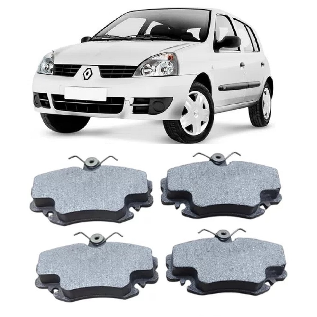 Jogo de Pastilhas de Freio Renault Clio/Sandero/Logan 1999 a 2016 Ecop