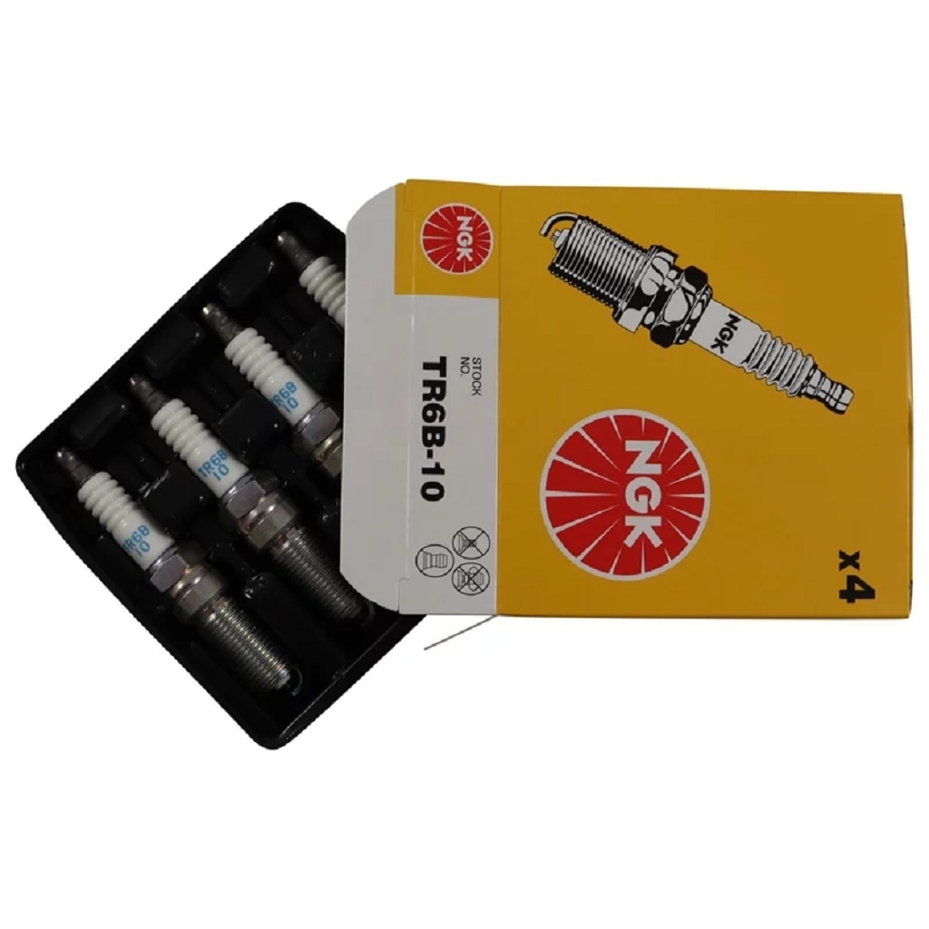 Jogo de Velas de Ignição NGK TR6B-10 Ford Zetec 1.0/1.6