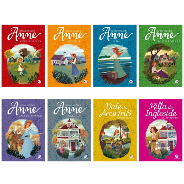 Kit 9 livros - Coleção Anne de Green Gables com 8 livros + Diário de ...