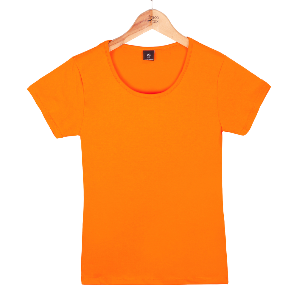 Remera Mujer Algodon Peinado Cuello Redondo - Bracotex