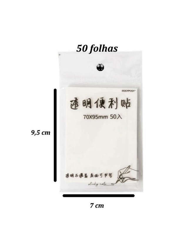 Comprar Bloco de nota Transparente em Xanadu Papelaria