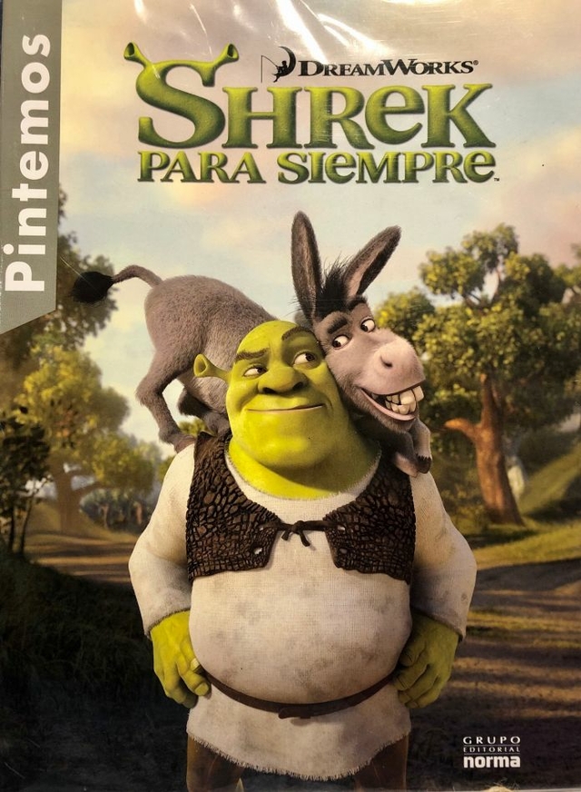 Libro Pintemos de Shrek para siempre