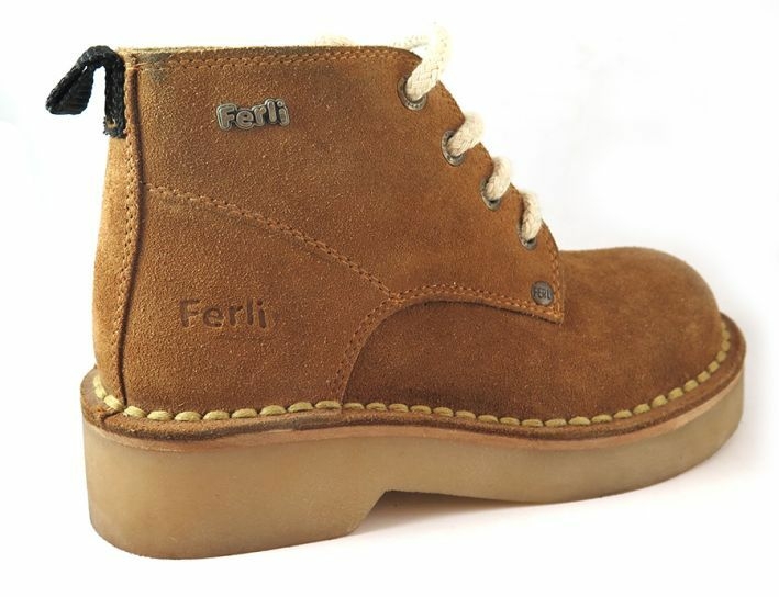 Ferli Bota Borcego Gamuza Cordon - 34-40