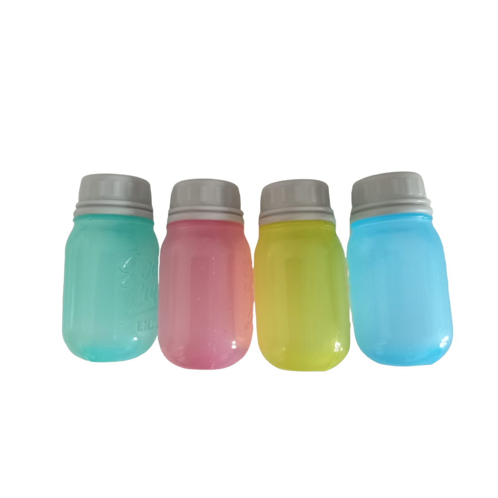 Mini botellitas jars colores para aderezos lunch