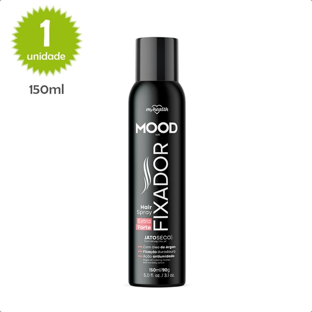 Fixador de Cabelo EXTRA FORTE Spray Mood Care 150ml MYHealth