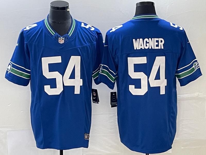 Jersey Seattle Seahawks Masculina - Azul - Throwback 2023/24