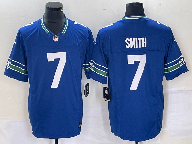 Jersey Seattle Seahawks Masculina - Azul - Throwback 2023/24