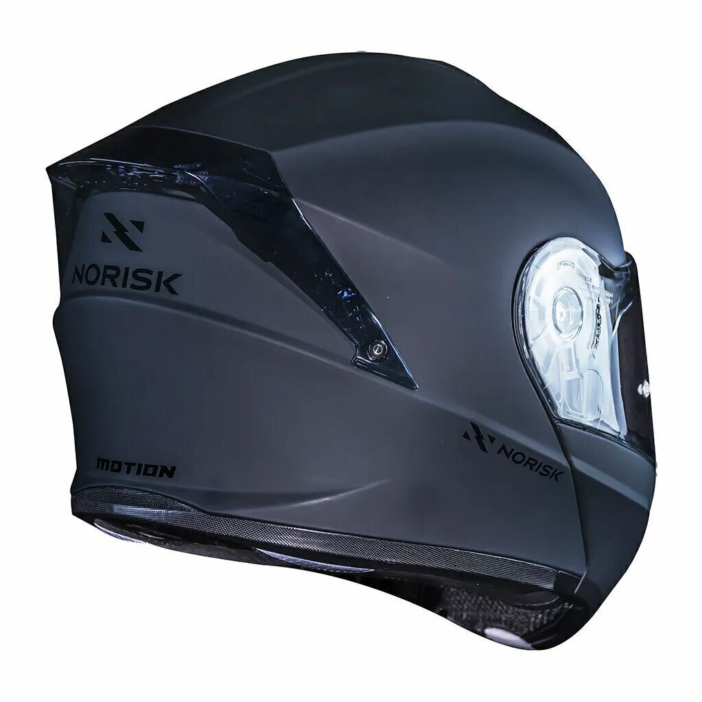 Capacete Norisk Motion Defender Monocolor Titanium Fosco