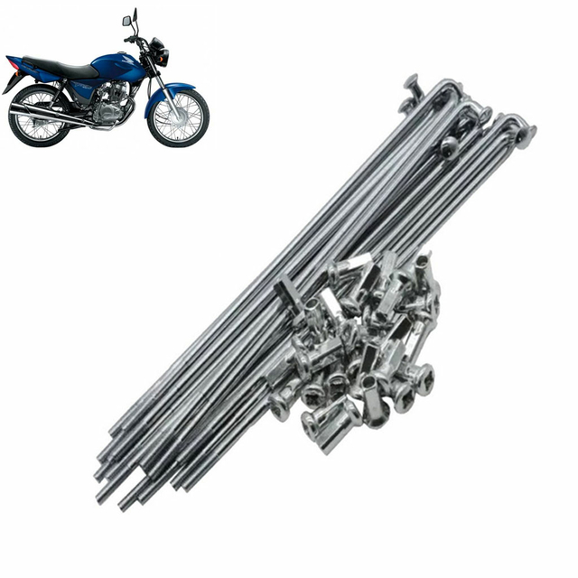 Jogo De Raios Dianteiro Traseiro Cg Titan 150 Lona - Starke