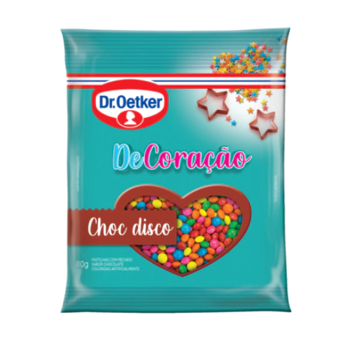 Granulado Choco Disco 80g - Dr Oetker - Happy Express
