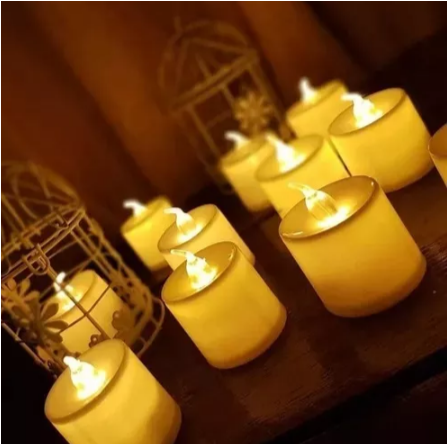 Velas led pack x 24 unidades - Guirnaldas deco