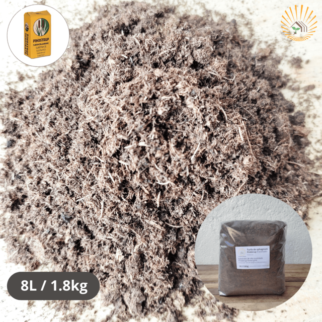 Turfa de Sphagnum Pindstrup Blond Gold 8L / 1.8kg Substrato