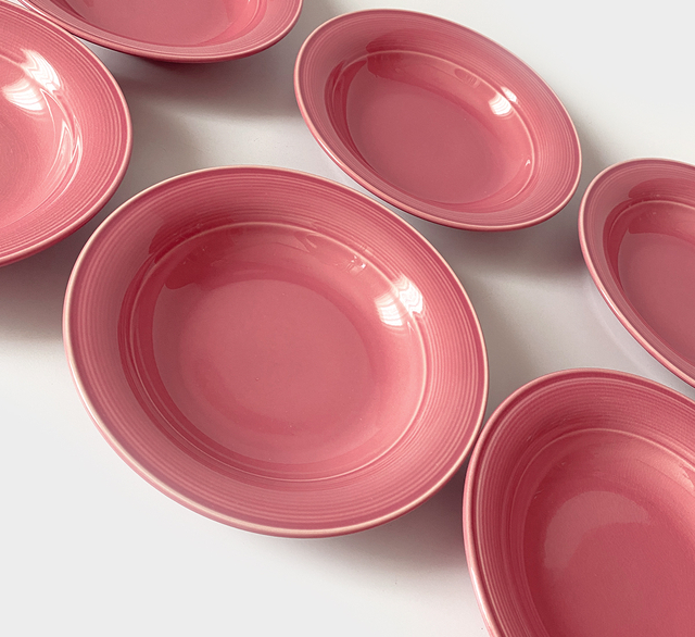 Set de Pratos Nancy Calhoun - Dark Rose