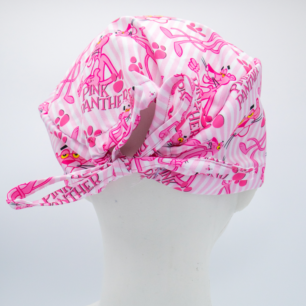 Gorro médico quirúrgico antifluido - " Pantera Rosa"