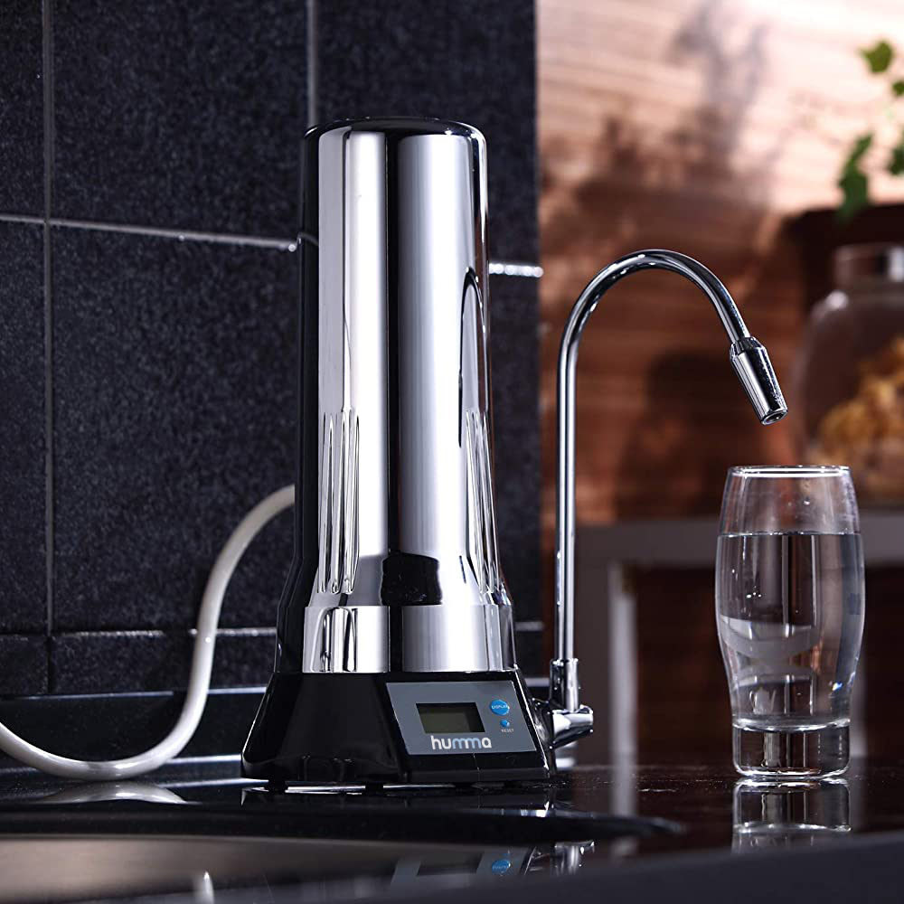 Filtro de Agua Sobre Mesada Humma Digital Cromado