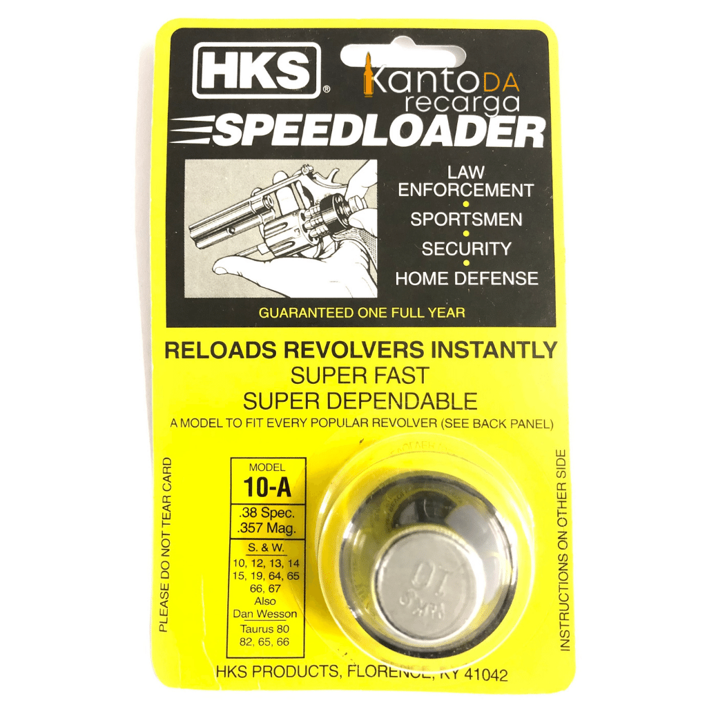 Speed Loader HKS 10-A 6 tiros 38spl 357mag Jet Loader Revolver