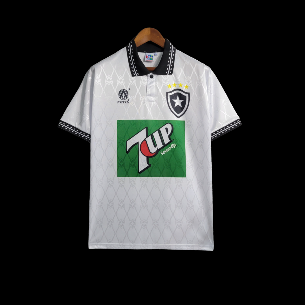Camisa do Botafogo-Retrô-1995-Masculina-Branca-Torcedor-Zeeta