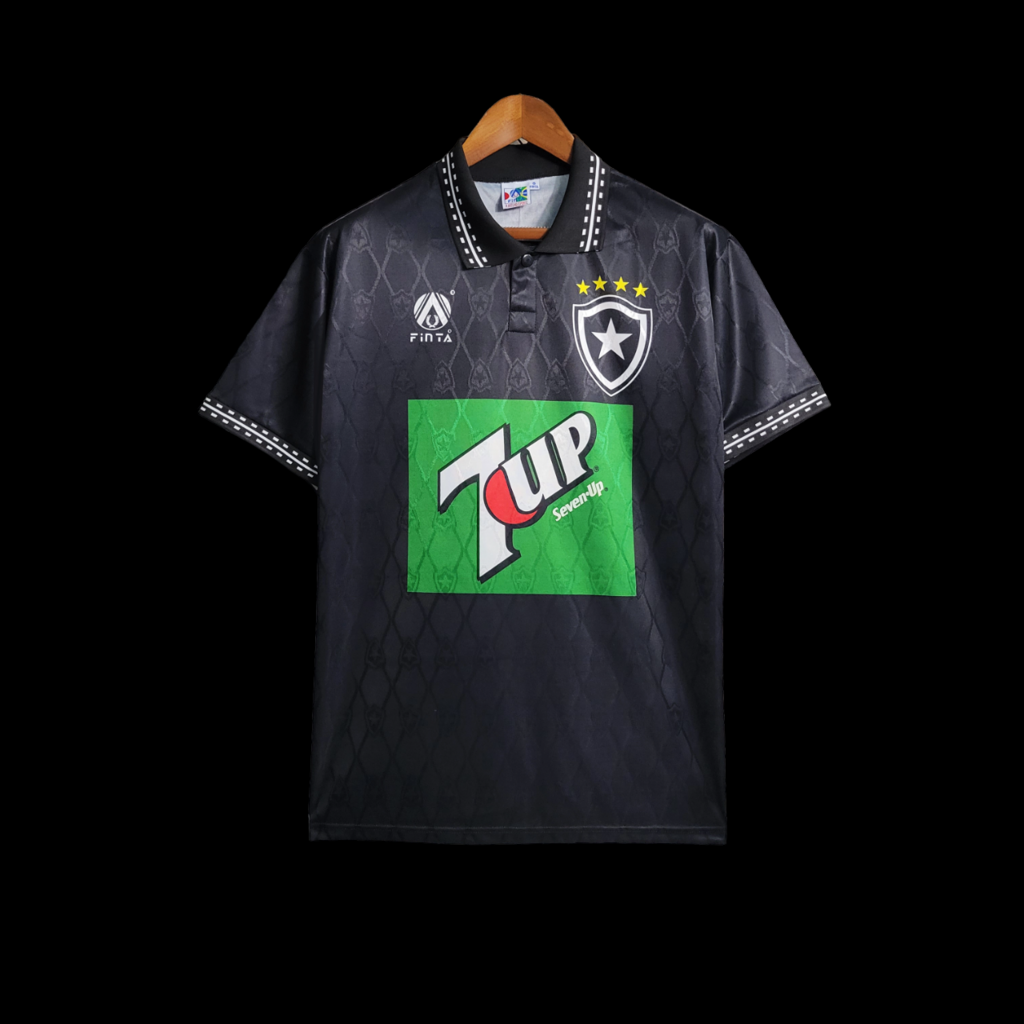Camisa do Botafogo-Retrô-1995-Masculina-Preta-Torcedor-Zeeta