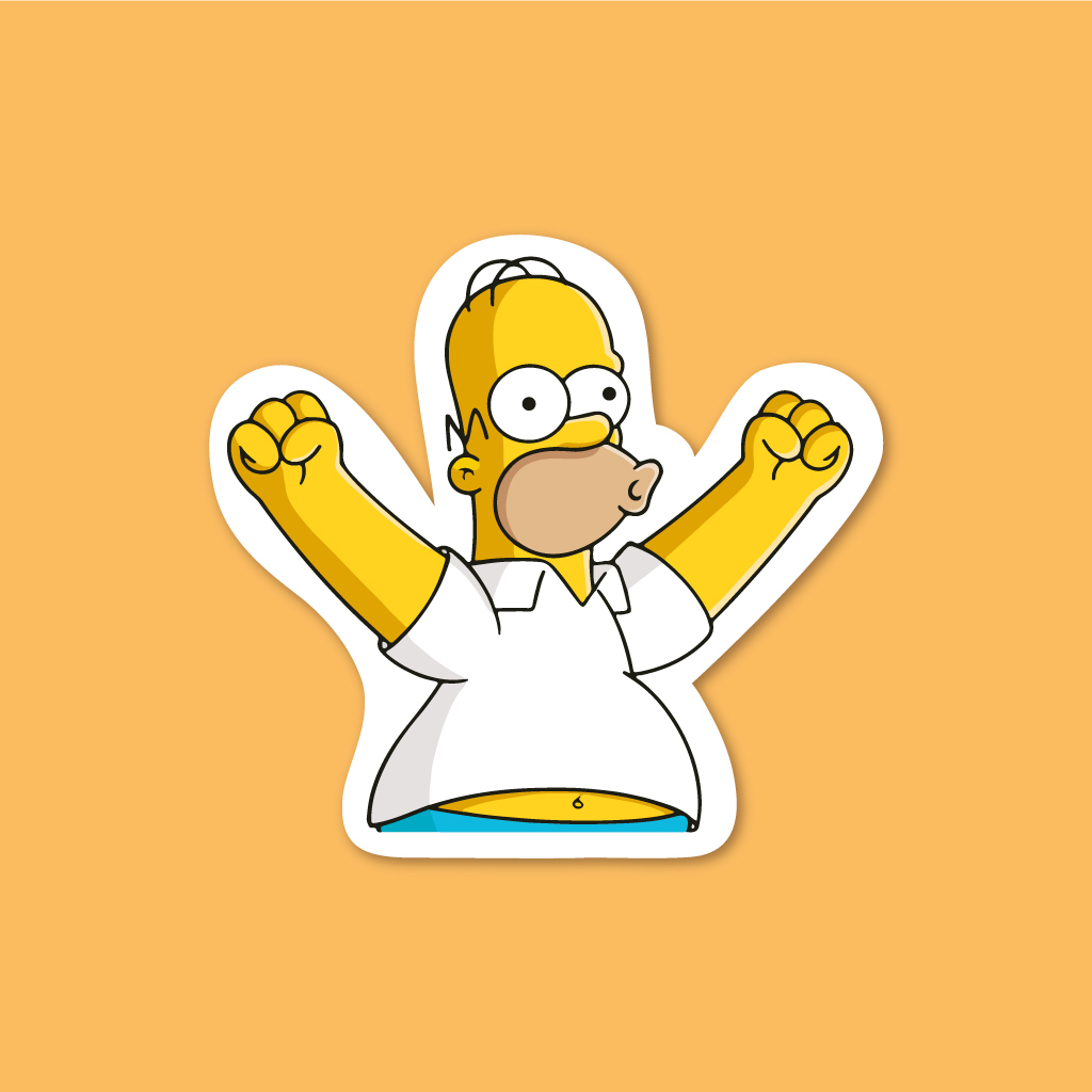 Homero Simpson - Comprar en Stick to Arte