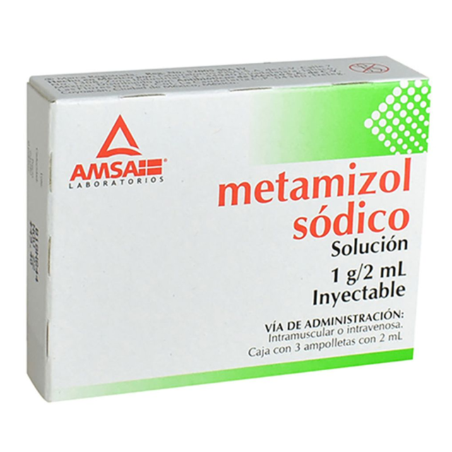 METAMIZOL 1GR/2ML. SOL INY C/3 *ANT*