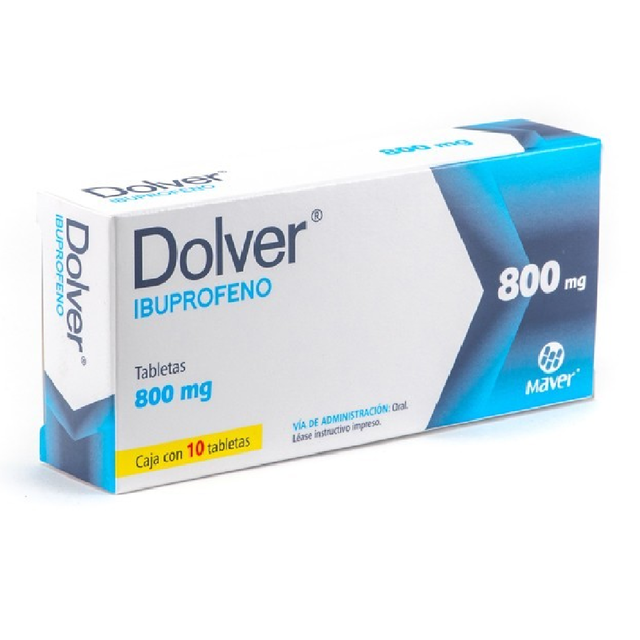 DOLVER 800MG TAB C/10 *MVE* N - Grupo Farma Medical
