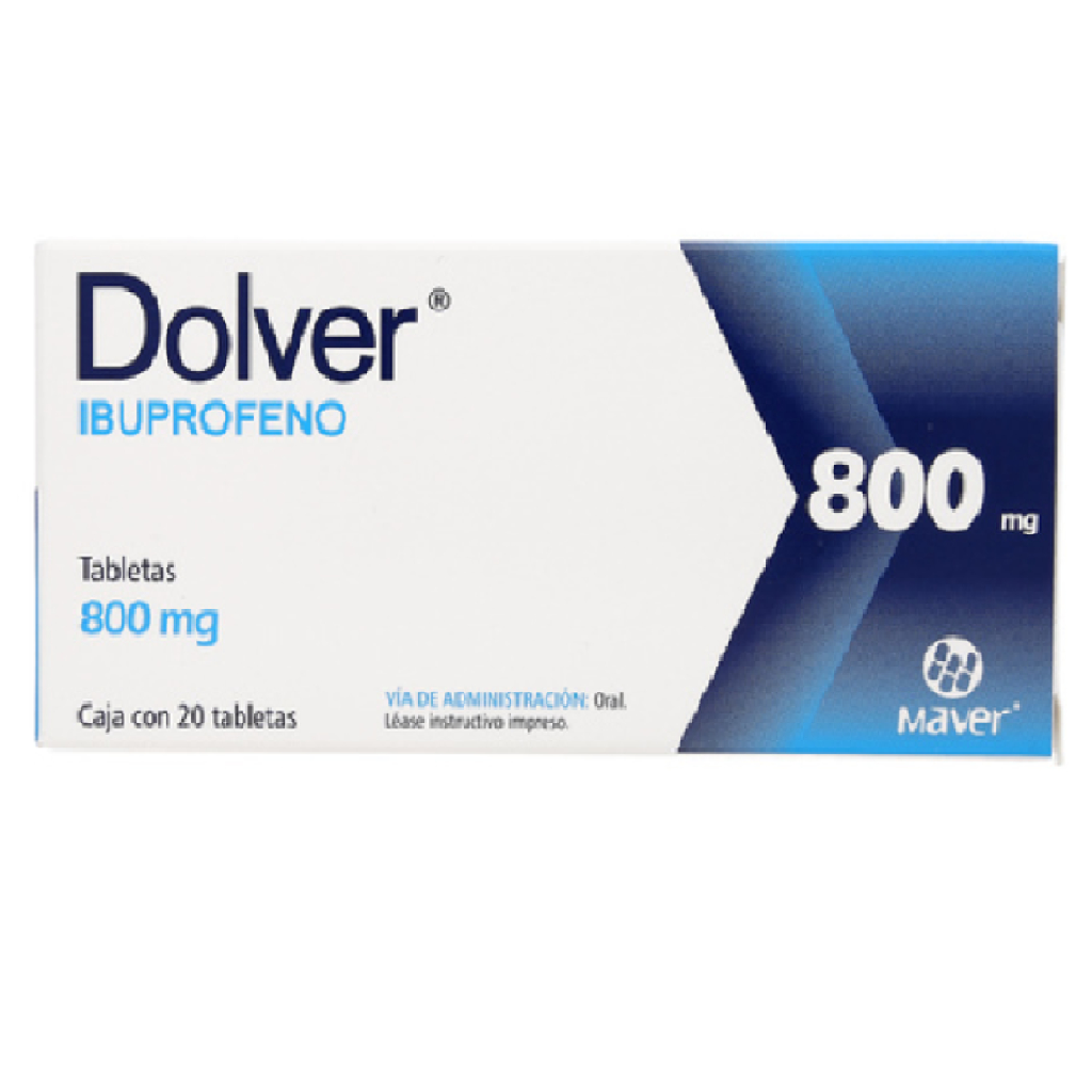 DOLVER 800MG TAB C/20 *MVE* N - Grupo Farma Medical