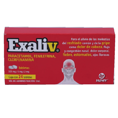 EXALIV 325/5/2MG TABS C/24 *MVE* - Grupo Farma Medical