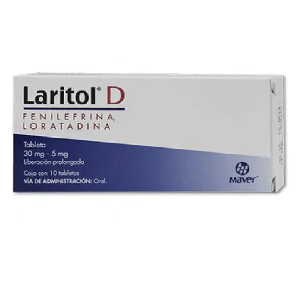 LARITOL-D LP 30/5MG TAB C/10 *MVE*PI