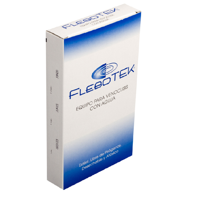 FLEBOTEK NORMOGOTERO 15 GTS C/AGUJA DE 20G C/1*PIS*