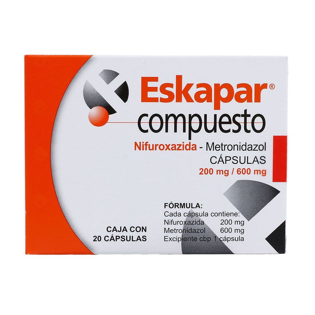 ESKAPAR COMP 200/600MG CAP C/20 *ARM*