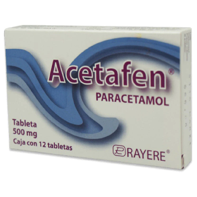 ACETAFEN 500MG. TAB C/12 *RAY* - Grupo Farma Medical