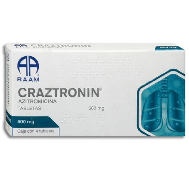 CRAZTRONIN 500MG TAB C/4 *RAM* - Grupo Farma Medical