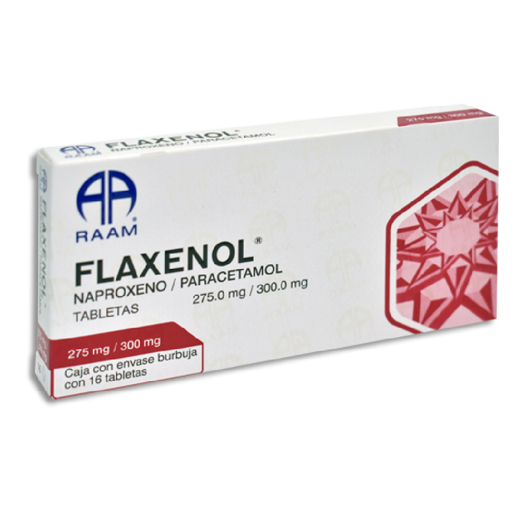 FLAXENOL 275/300MG TABS C/16*RAM* - Grupo Farma Medical