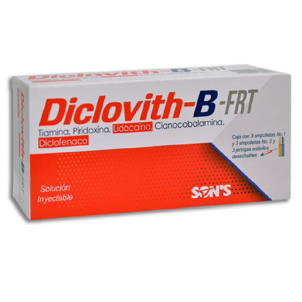 DICLOVITH-BFRT 100/100/5MG/1ML 75MG/2ML SOL. INY. C/3 *QSO*PE