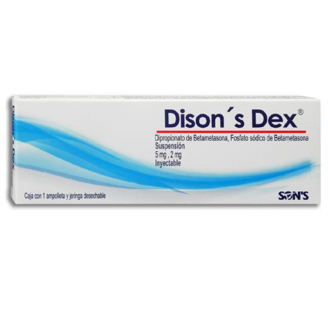 DISONS DEX 5/2MG/1ML SOLUC INY C/1 *QSO*